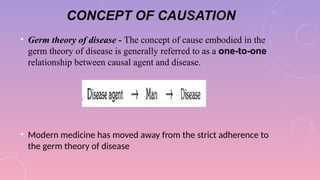 CONCEPT OF disease CAUSATION in healthpptx | PPTX