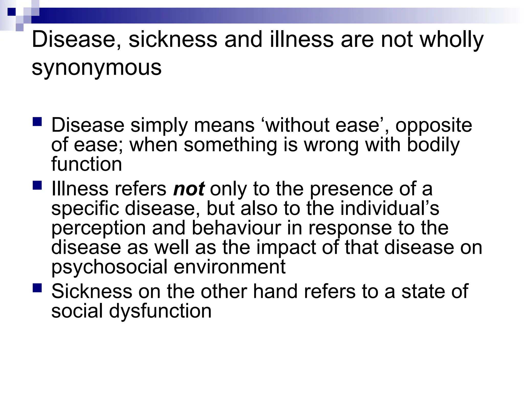 Concept of disease community medicine unit | PPT