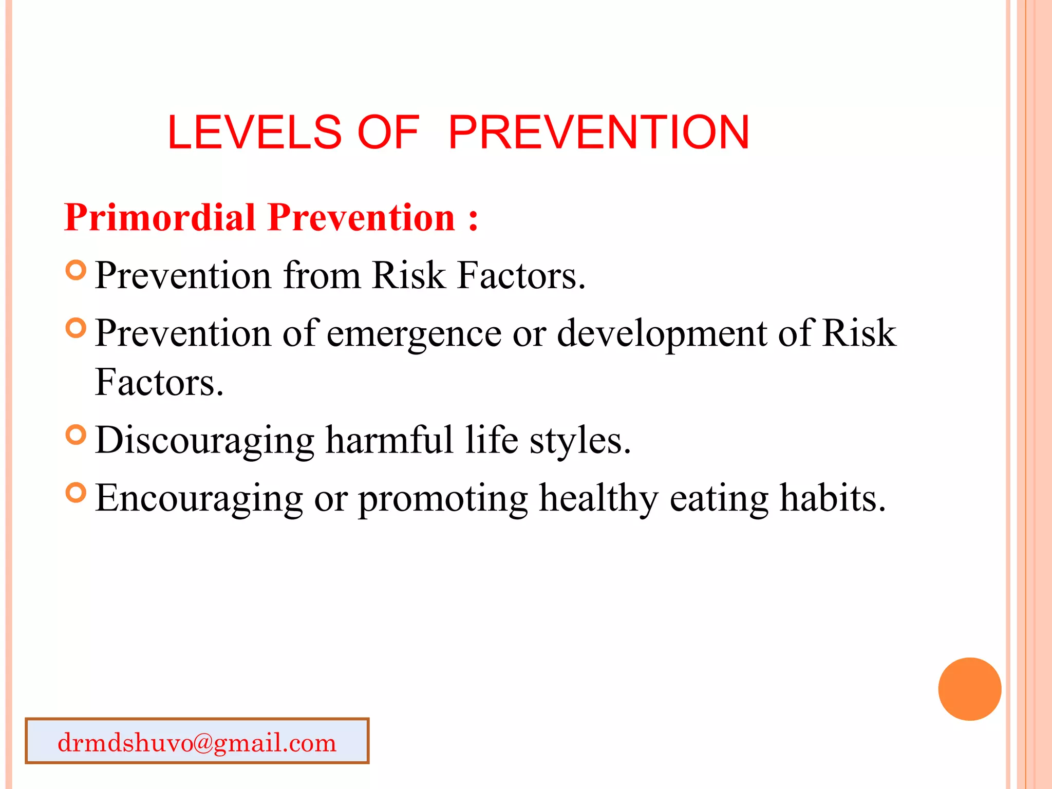 Concept of disease prevention and control 1234 | PPT