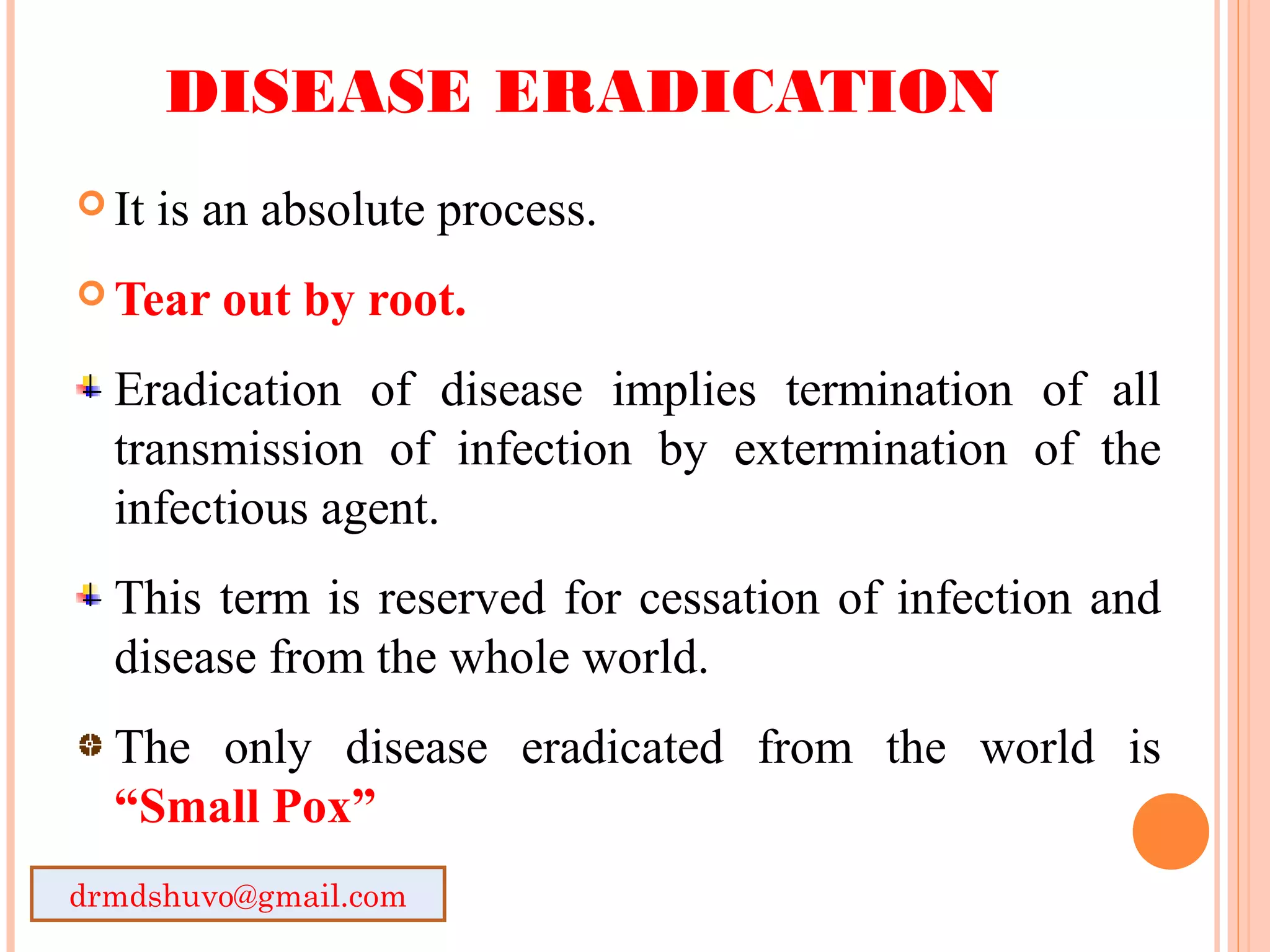 Concept of disease prevention and control 1234 | PPT