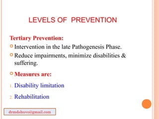 Concept of disease prevention and control 1234 | PPT