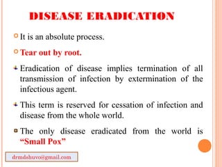 Concept of disease prevention and control 1234 | PPT