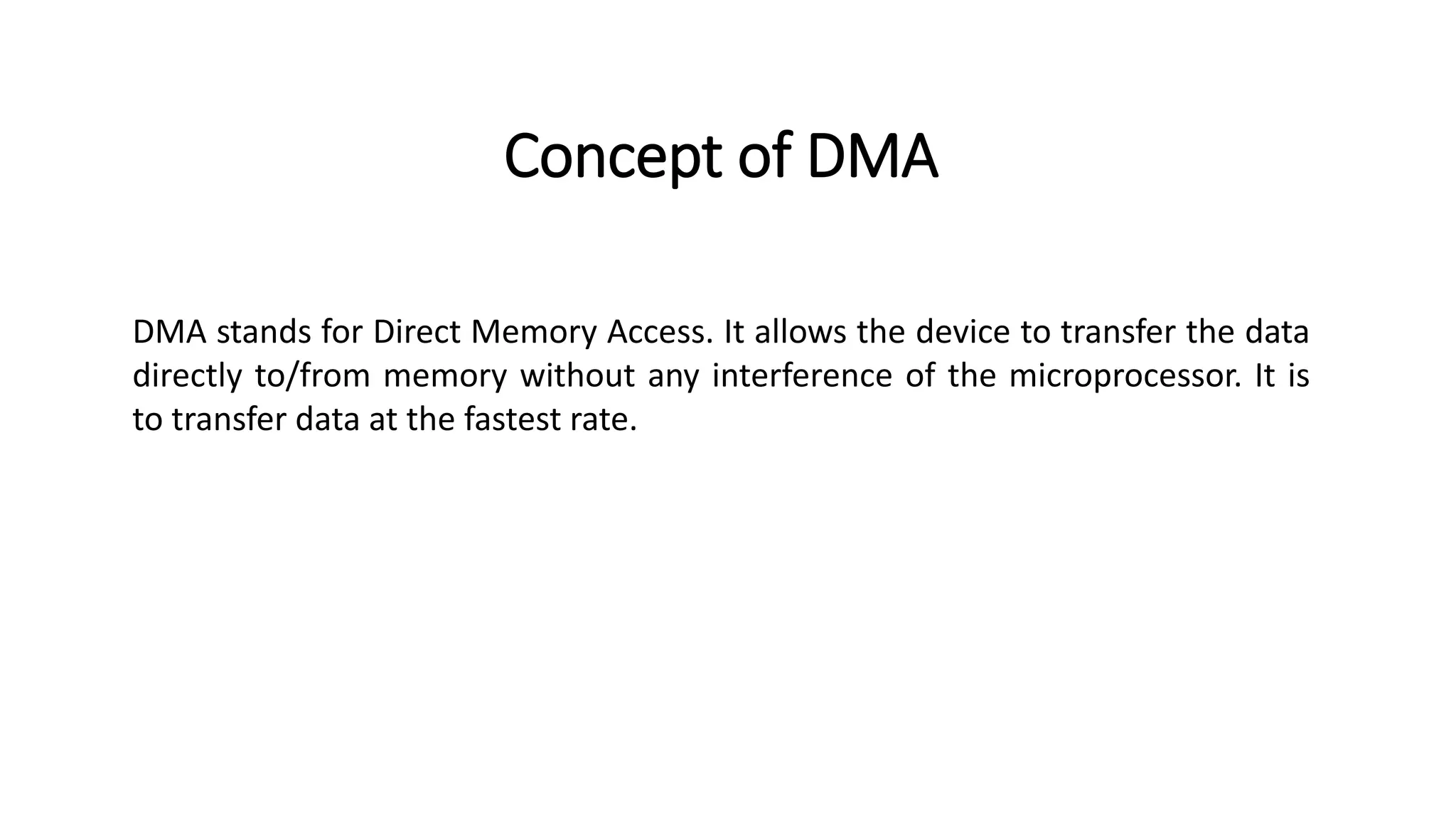 Concept of dma | PPTX