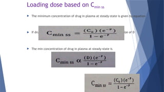 CONCEPT OF DOSING and KINETICS OF ELIMINATION.pptx