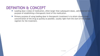 CONCEPT OF DOSING and KINETICS OF ELIMINATION.pptx