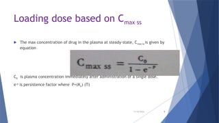 CONCEPT OF DOSING and KINETICS OF ELIMINATION.pptx