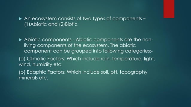 Concept of ecosystem | PDF