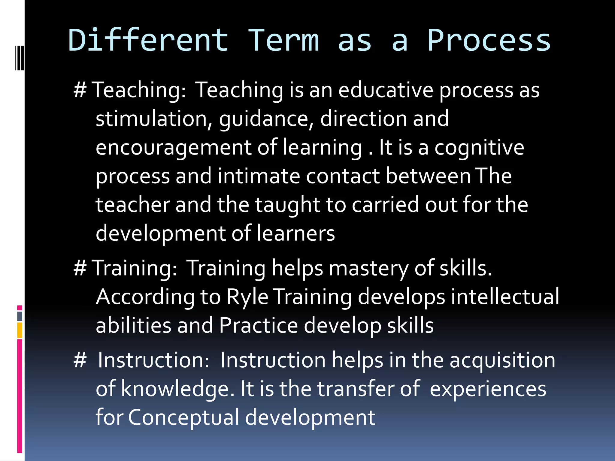 Concept of education | PPTX