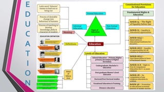 Concept of education | PPTX