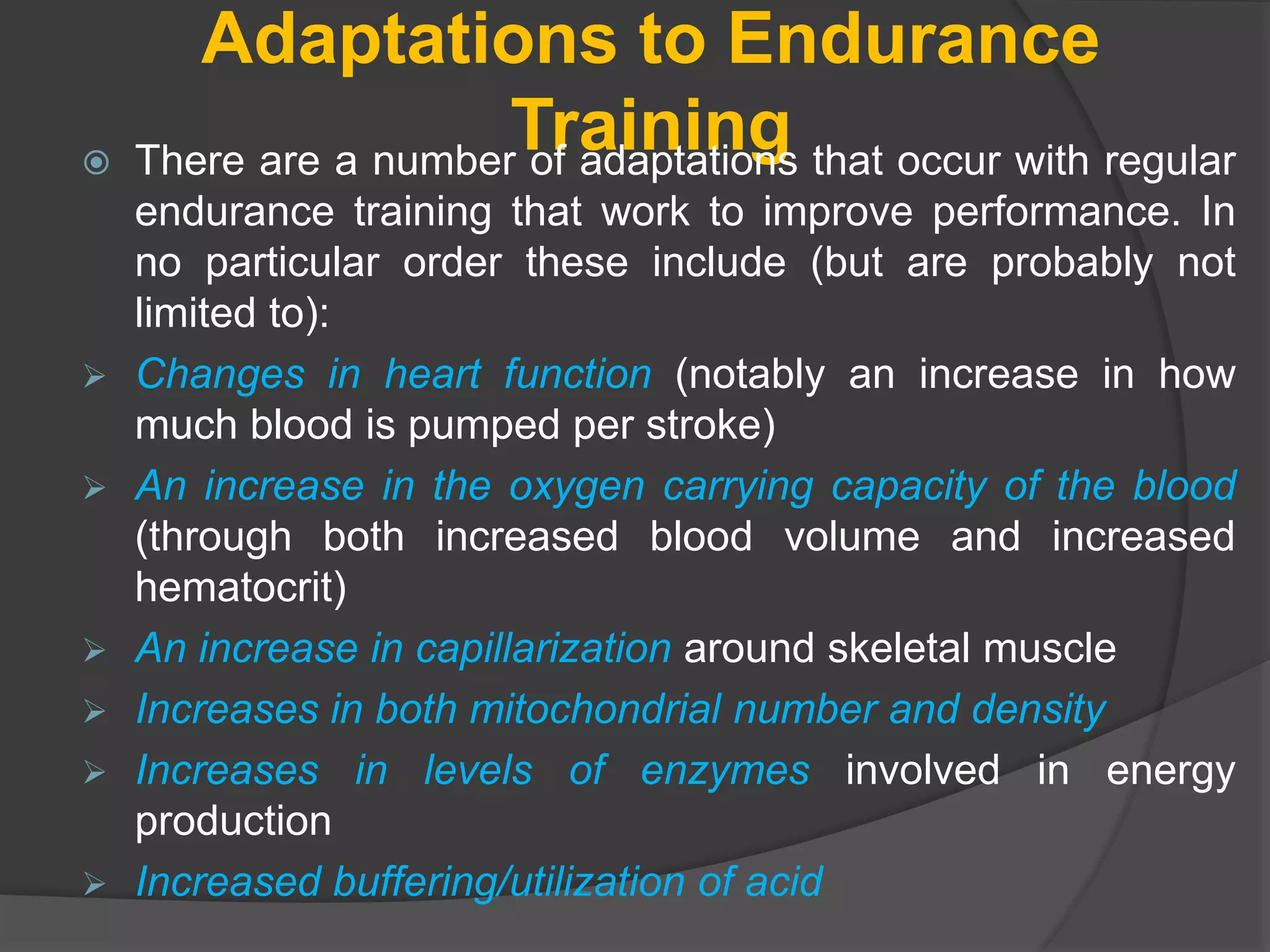 Concept of Endurance training | PPTX