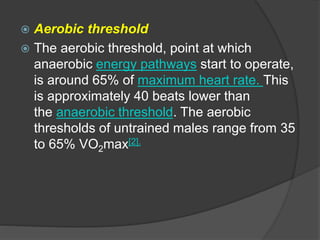 Concept of Endurance training | PPTX