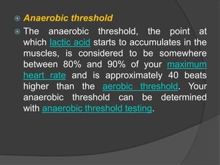 Concept of Endurance training | PPTX