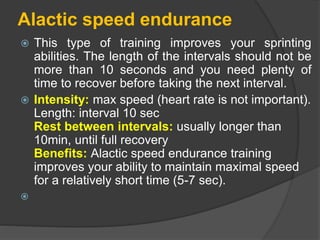 Concept of Endurance training | PPTX