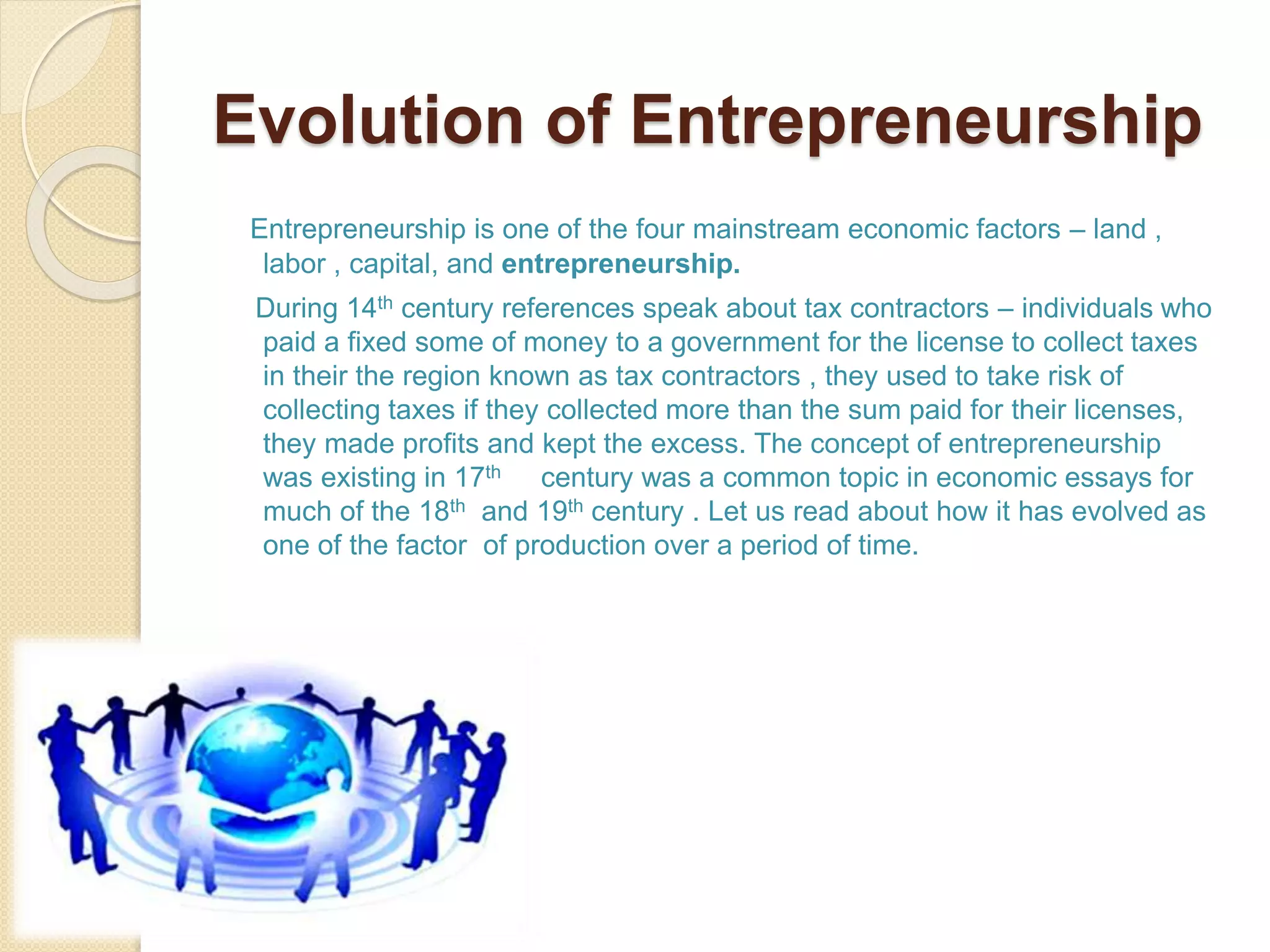 Concept of entrepreneurship (1) | PPTX