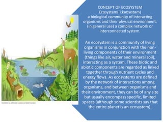 Concept of environment | PPTX