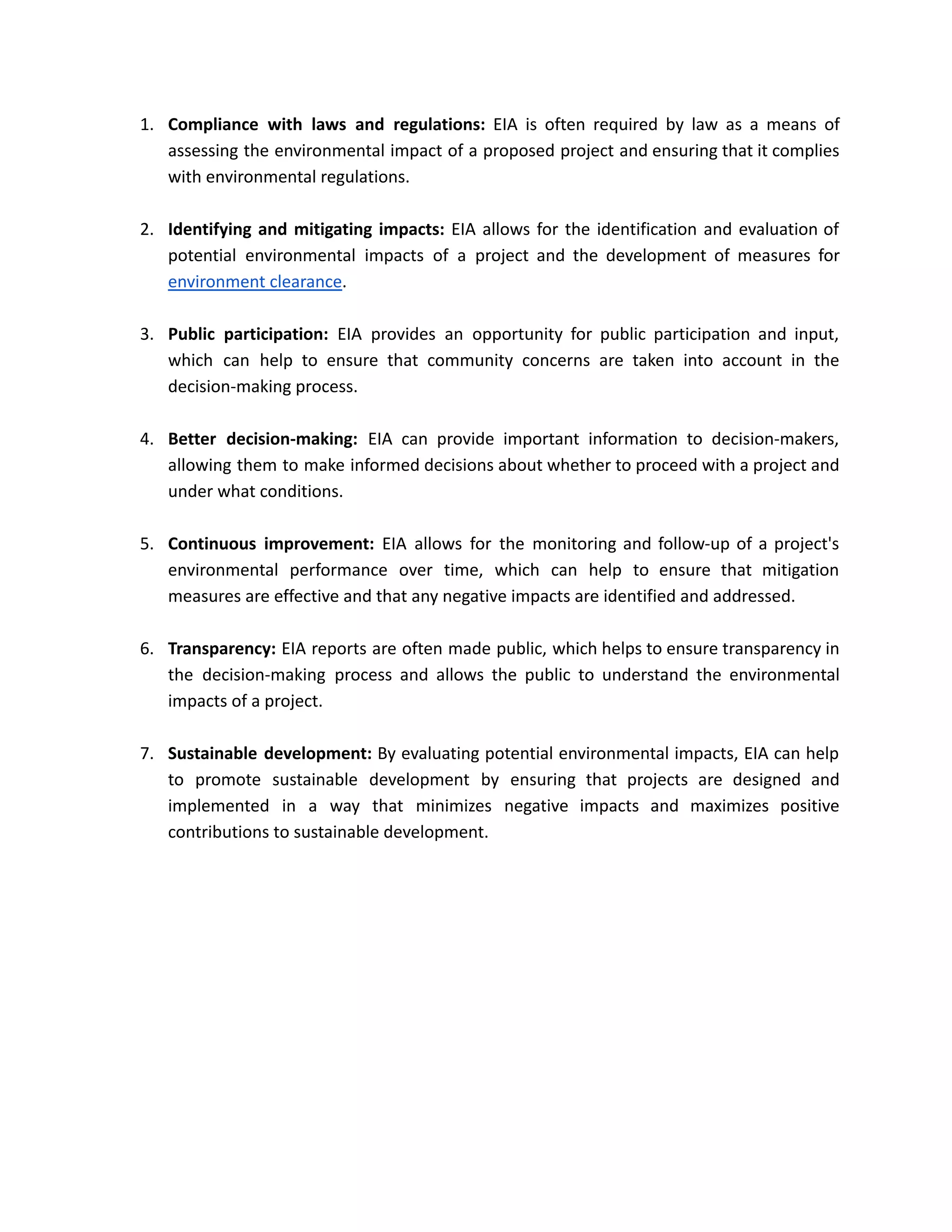 Concept of Environmental impact assessment - Stages, Parameters, and ...