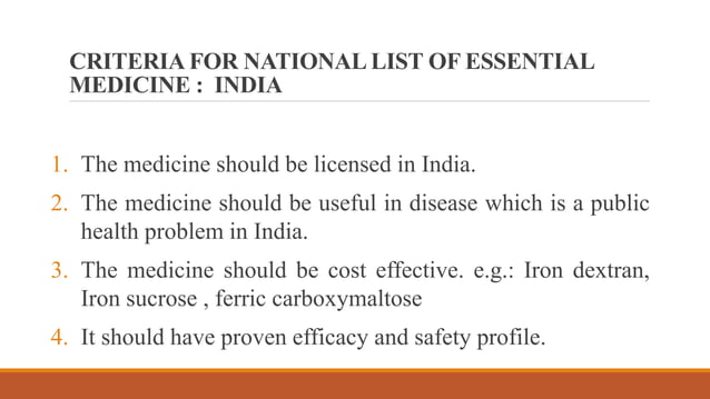 Concept of Essential Medicine.pptx