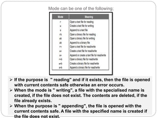 Concept of file handling in c | PPT