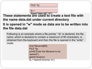Concept of file handling in c | PPT