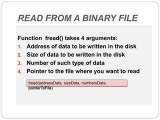 Concept of file handling in c | PPT | Free Download