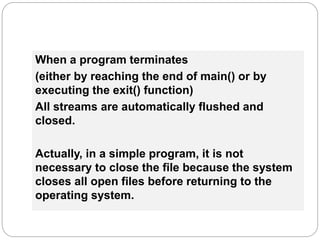 Concept of file handling in c | PPT