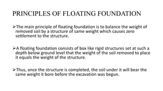 Concept of floating foundation | PPTX | Civil Engineering Industry ...