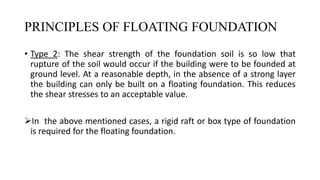 Concept of floating foundation | PPTX | Civil Engineering Industry ...