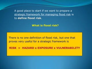 Concept of flood risk (1) | PDF