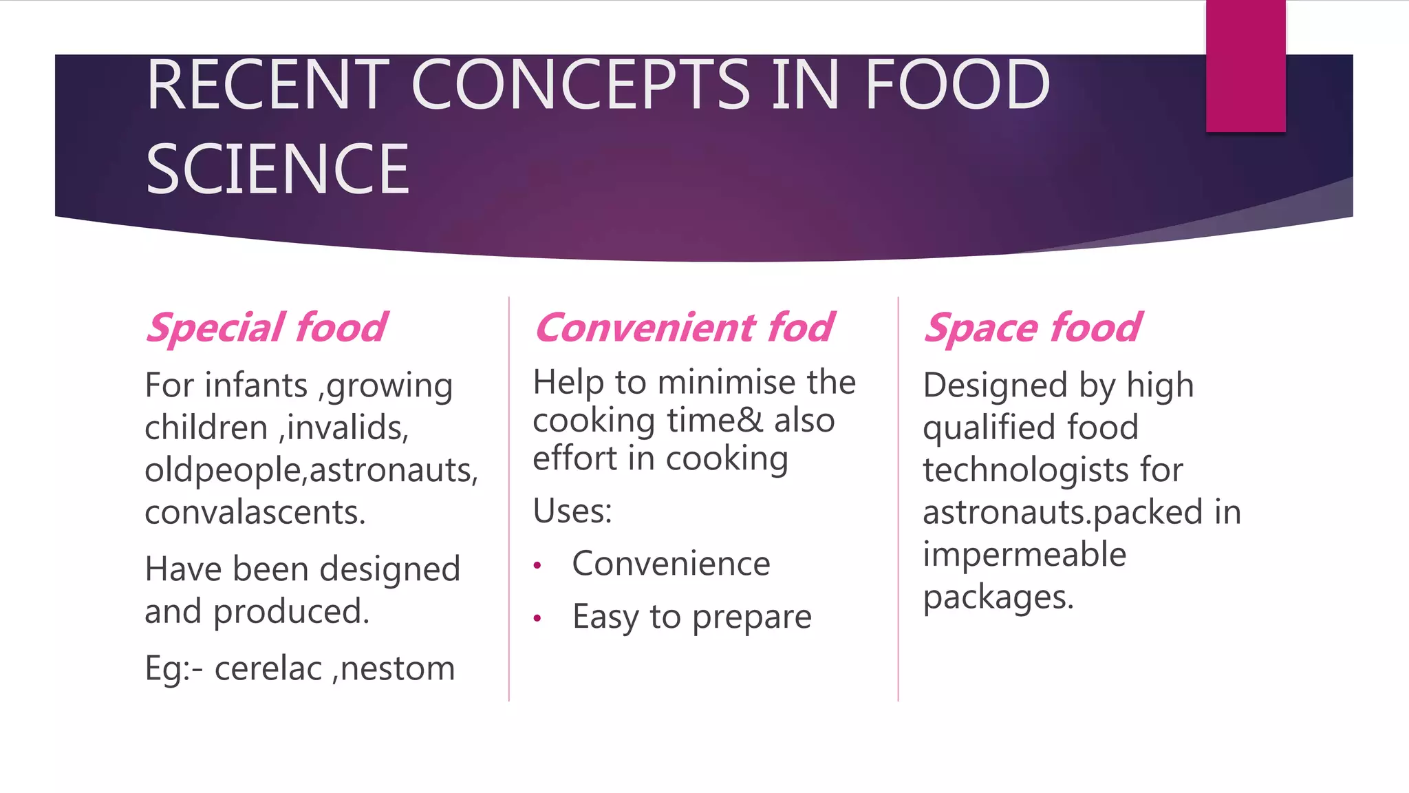 Concept of food science | PPTX