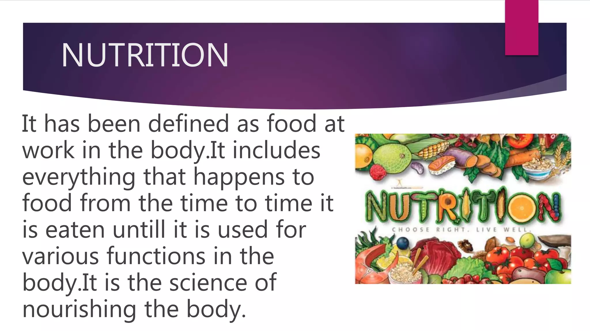 Concept of food science | PPTX