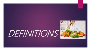 Concept of food science | PPTX