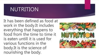 Concept of food science | PPTX