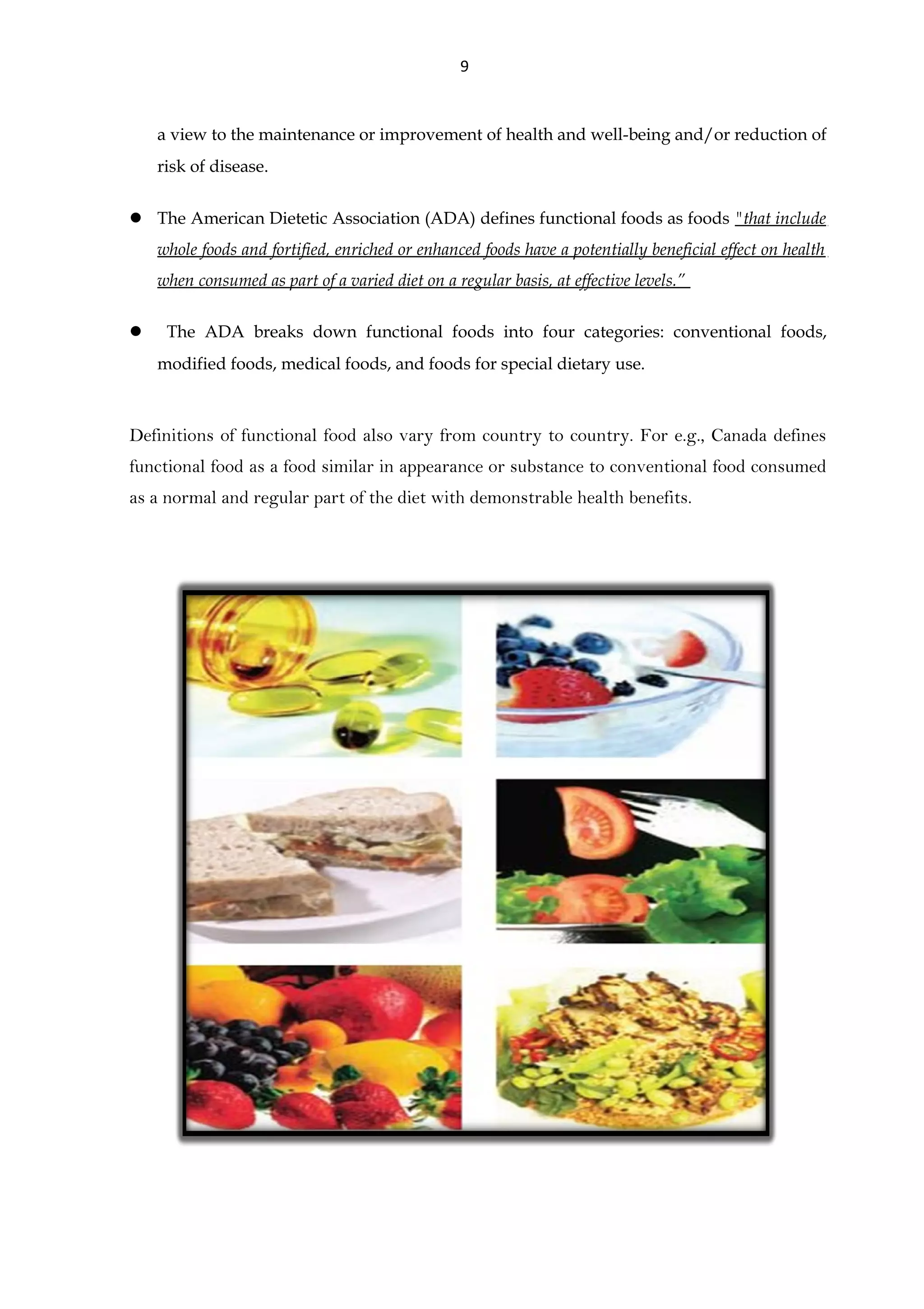 Concept of functional foods | DOC