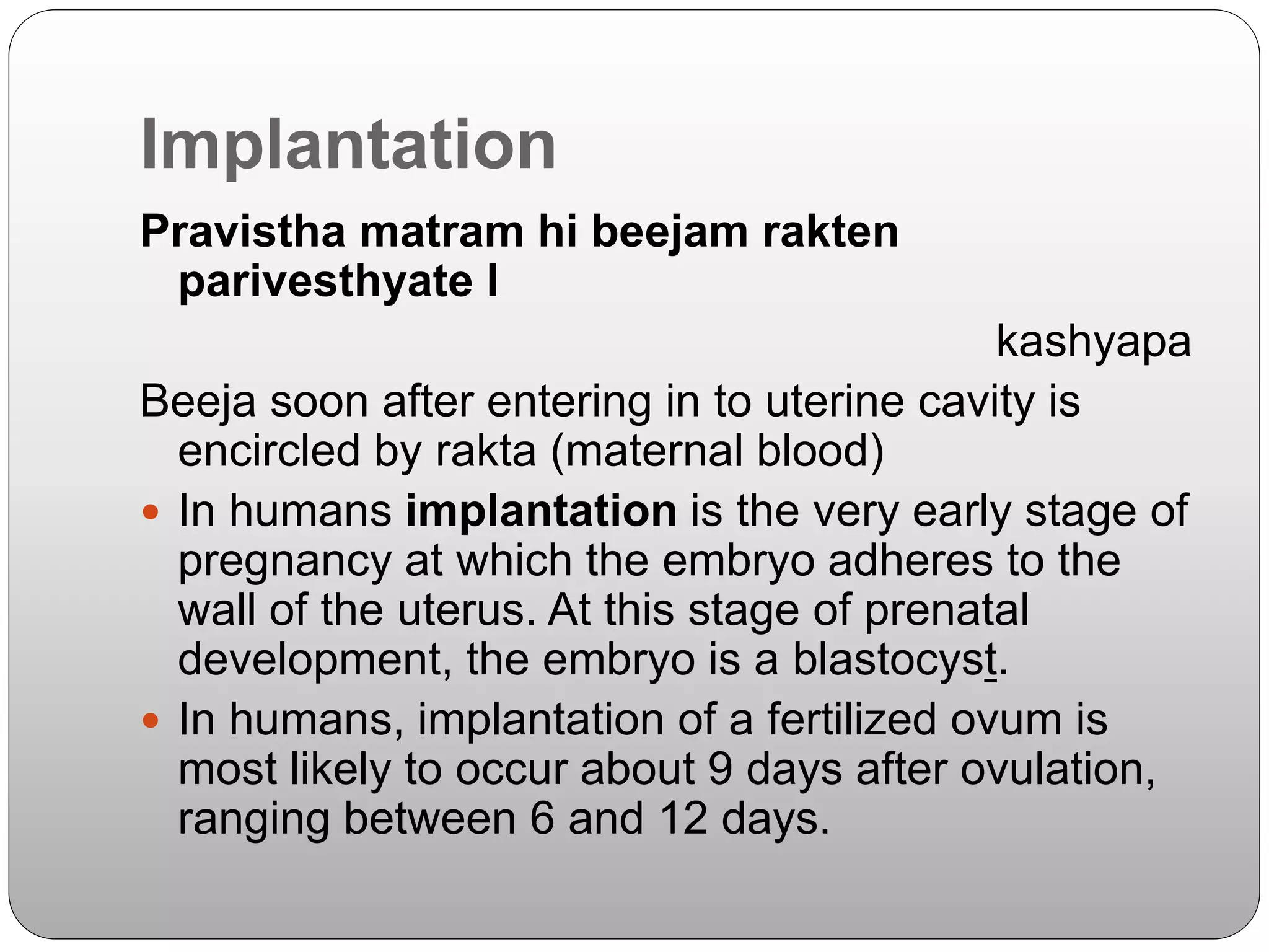 Concept of garbhadhan and garbha | PPTX