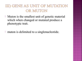 Concept of gene | PPT