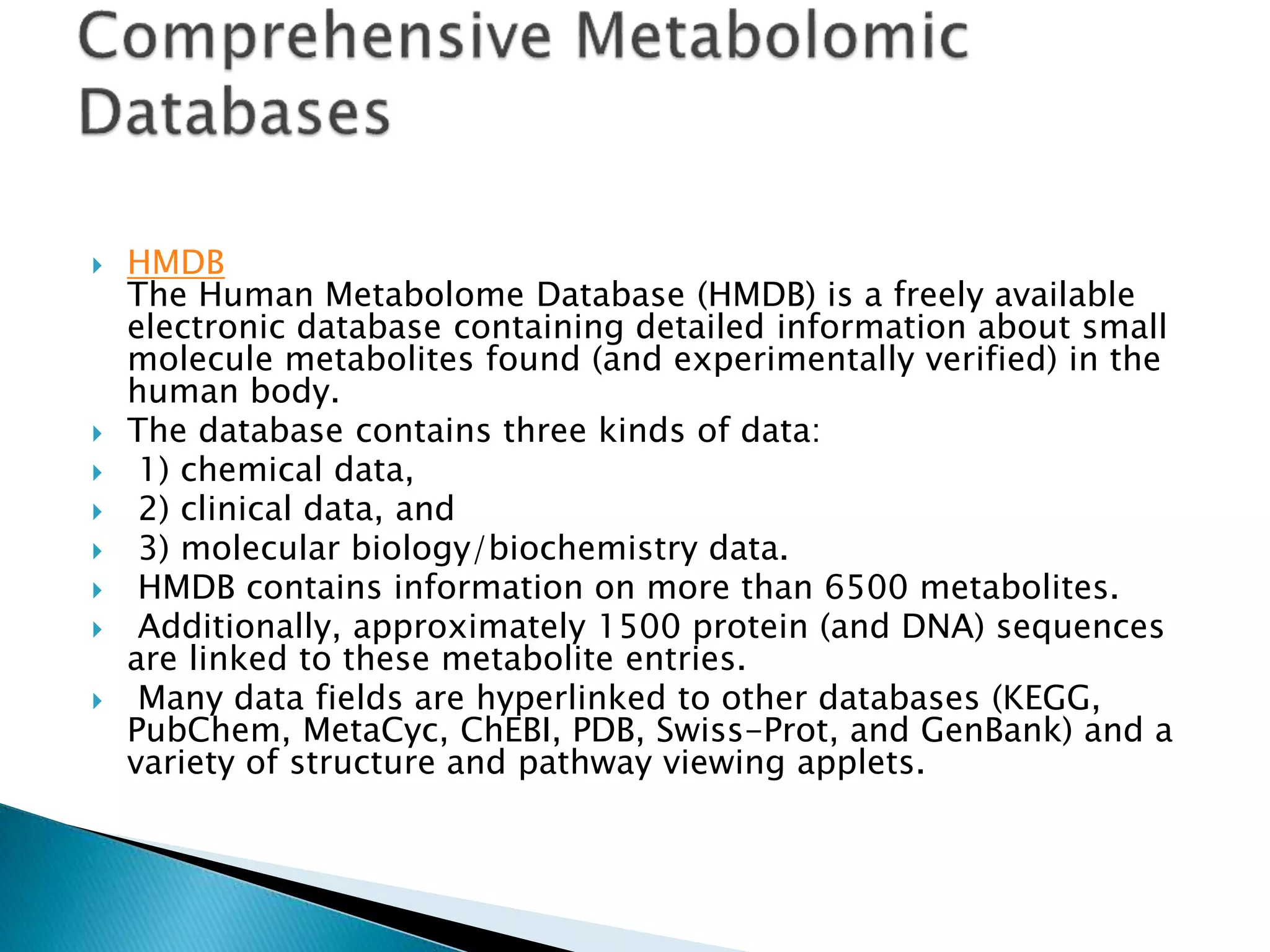 Databases pathways of genomics and proteomics | PPTX