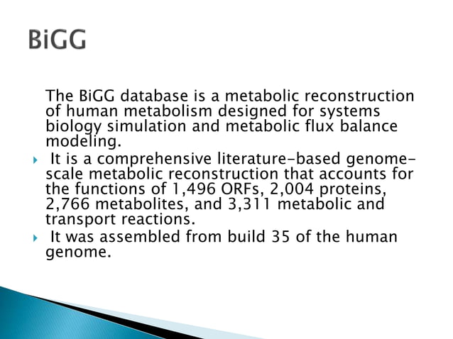 Databases pathways of genomics and proteomics | PPTX | Databases | Computer Software and ...