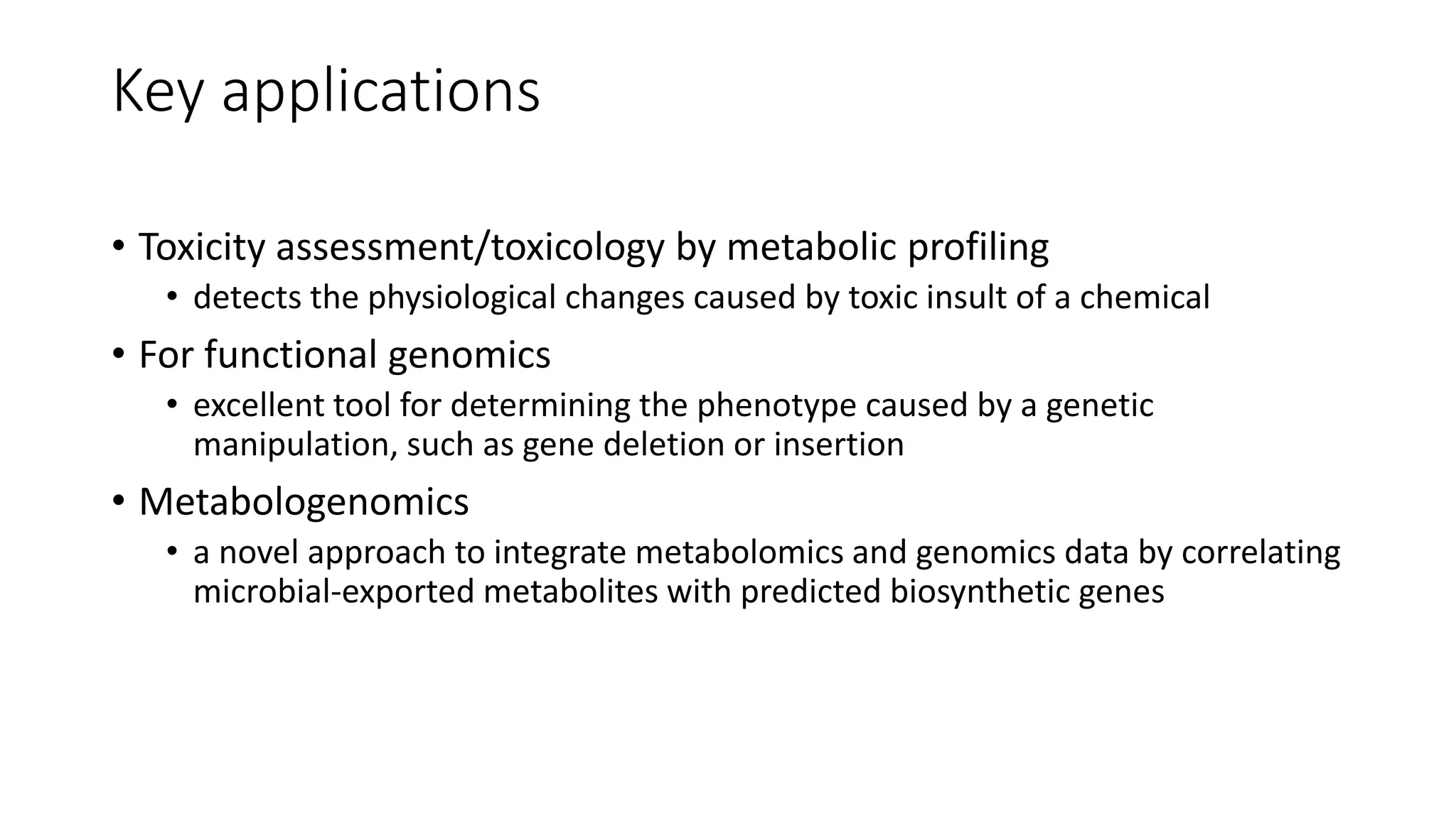 Concept of genomics, proteomics and metabolomics | PPTX
