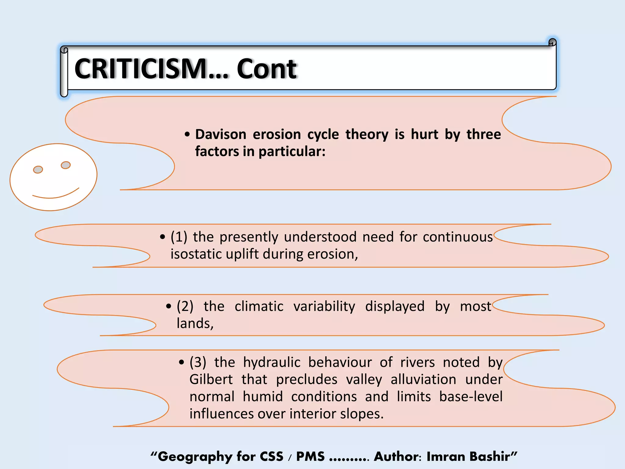 Concept of geomorphic cycle | PDF