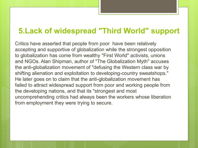 Concept of Globalization | PPT