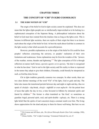 THE CONCETHE CONCEPT OF AN OMNIPOTENT GOD IN AFRICA (THE IGBO ...
