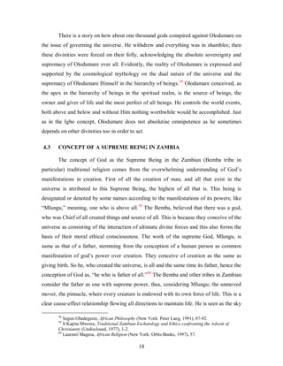 THE CONCETHE CONCEPT OF AN OMNIPOTENT GOD IN AFRICA (THE IGBO ...