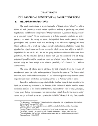 THE CONCETHE CONCEPT OF AN OMNIPOTENT GOD IN AFRICA (THE IGBO ...