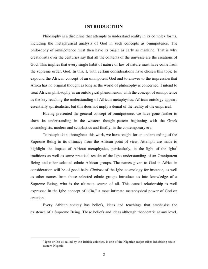 THE CONCEPT OF EZE CHUKWU OKIKE ABIAMA IN UGBENE-AJIMA