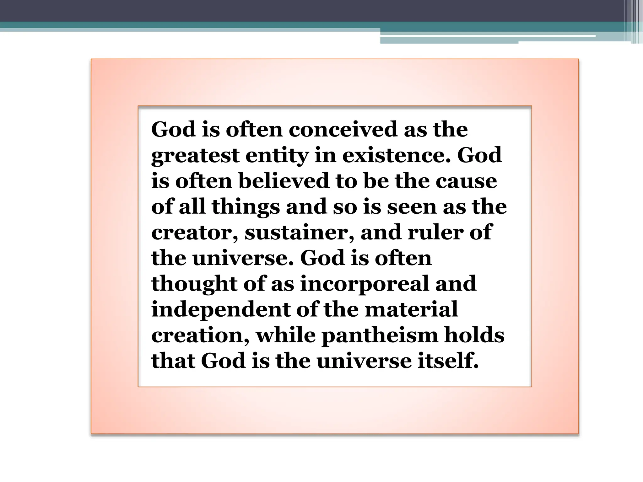 concept of God in Islam.pptx by Fouzia ajmal | PPTX