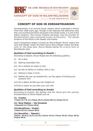 Concept of God in Major Religion | PDF