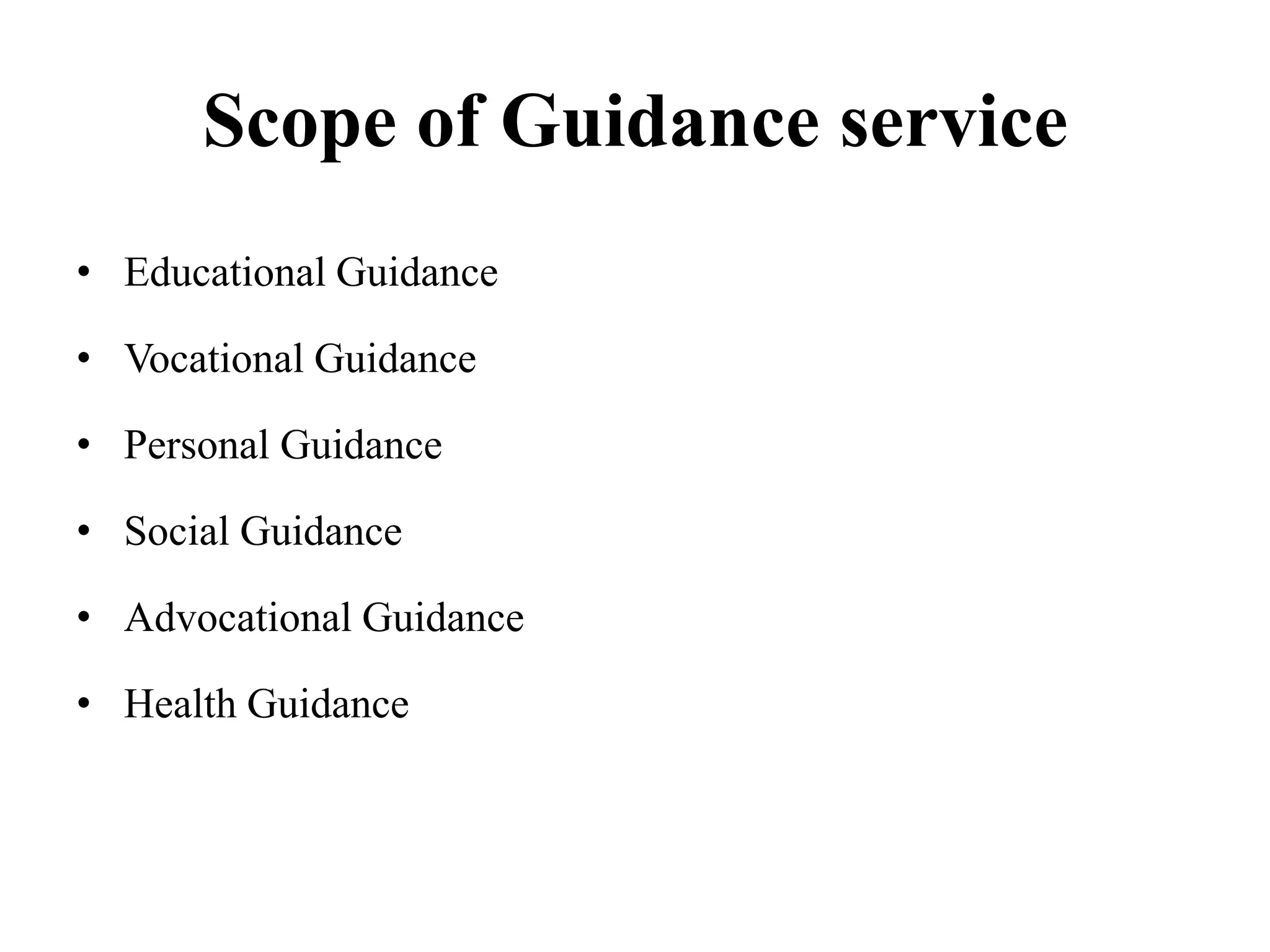 Concept of guidance | PDF | Primary Education | Education
