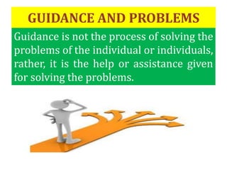 CONCEPT & PRINCIPLES OF GUIDANCE by Dr. R N Lenka | PPTX