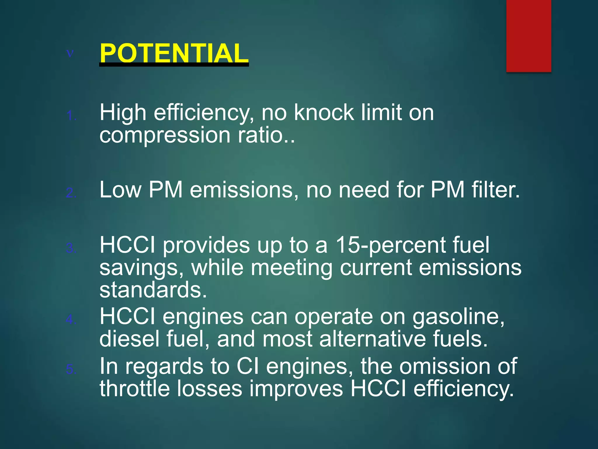 Concept of hcci engines, hybrid engines, twin spark engine, electric ...