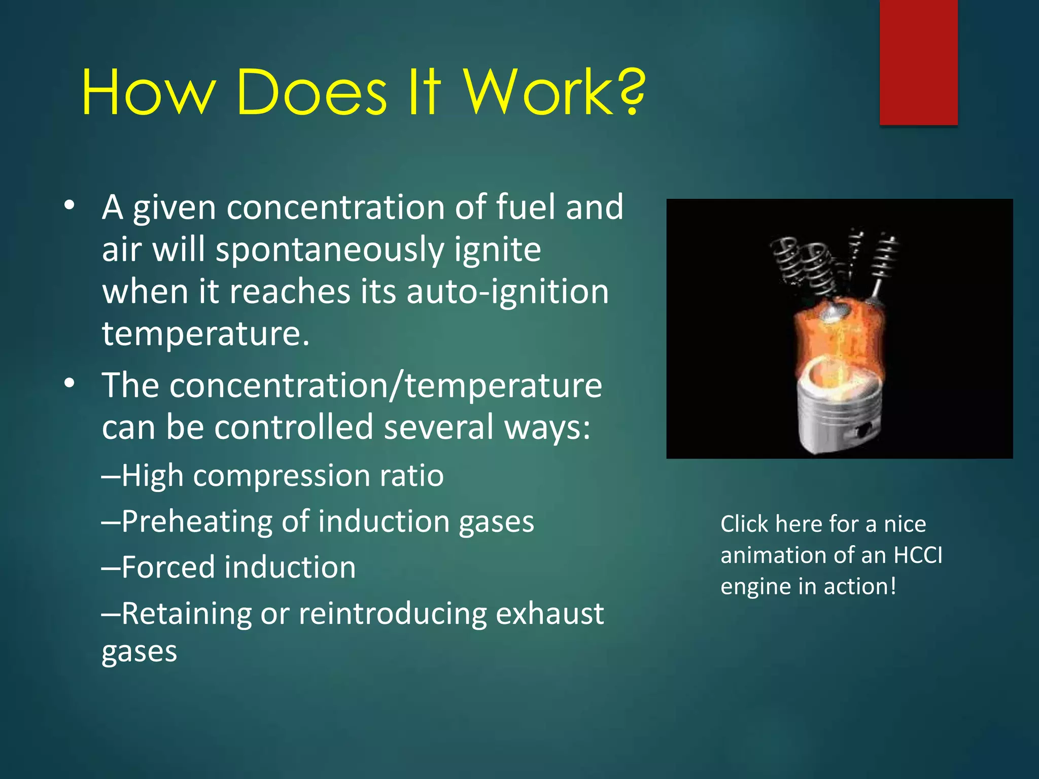 Concept of hcci engines, hybrid engines, twin spark engine, electric ...